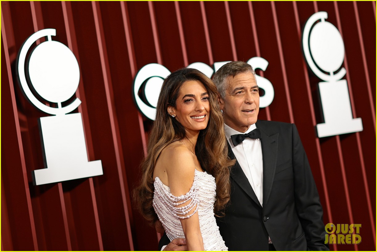 George Clooney Gets Wife Amal's Support at Tony Awards 2025 As First ...