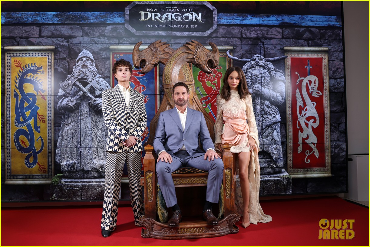 Gerard Butler Joins 'How to Train Your Dragon' Cast for Immersive Experience in London: Photo ...