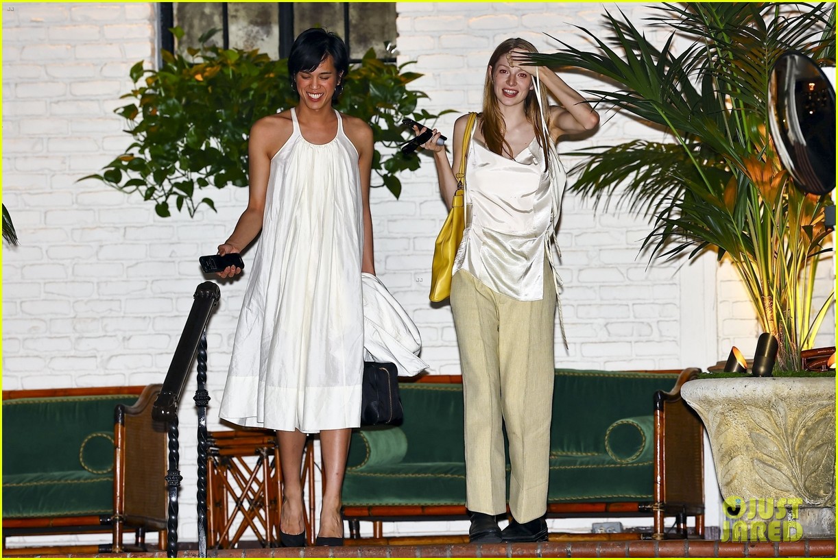Hunter Schafer & Her Stylist Dara Allen Enjoy Night Out at Chateau ...