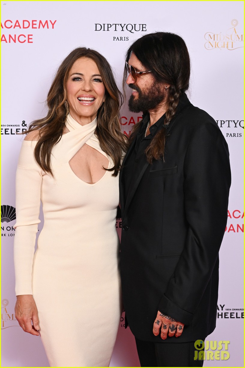 Elizabeth Hurley Cozies Up to Boyfriend Billy Ray Cyrus at Royal ...