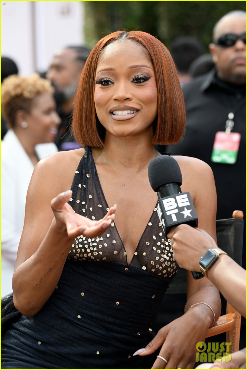 Keke Palmer Wears Mini Dress with Sheer Elements on BET Awards 2025 Red Carpet: Photo 5170405 ...