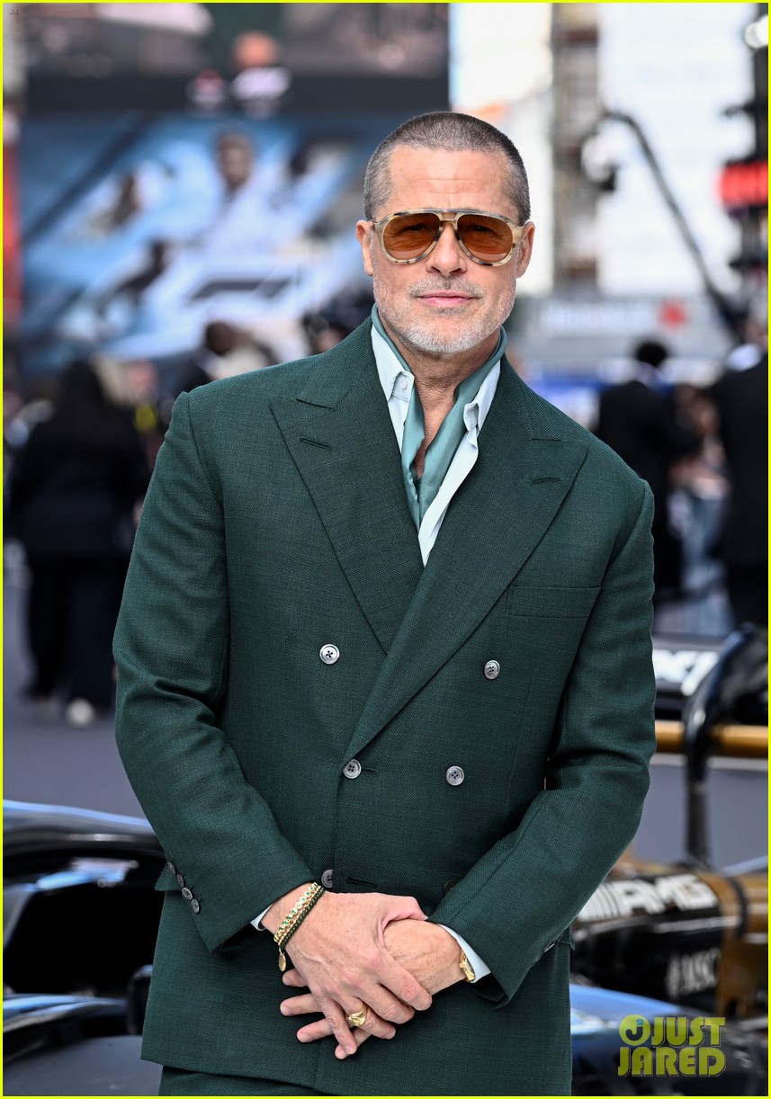 Brad Pitt's Girlfriend Ines de Ramon Helps Fix His Clothes on 'F1 ...