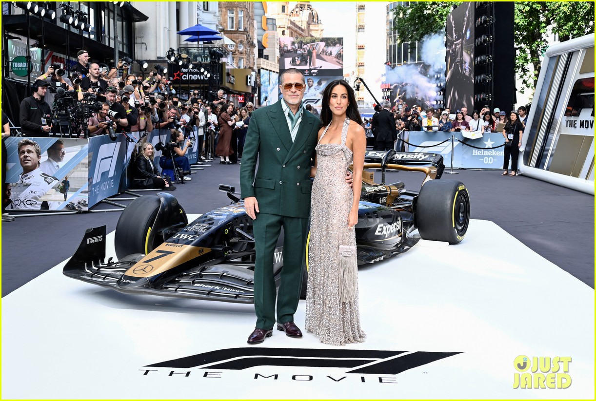 Brad Pitt's Girlfriend Ines de Ramon Helps Fix His Clothes on 'F1 ...