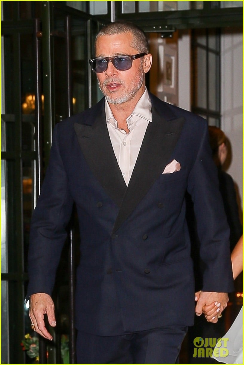 Brad Pitt & Girlfriend Ines de Ramon Walk 'F1' Movie Red Carpet ...