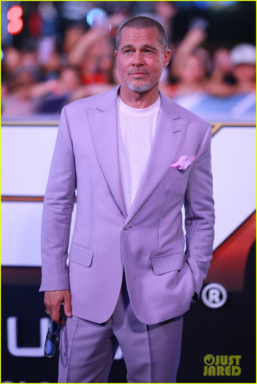 Brad Pitt Kicks Off 'F1' Movie Press Tour in Pink & Purple Suits During Mexico Visit!: Photo ...