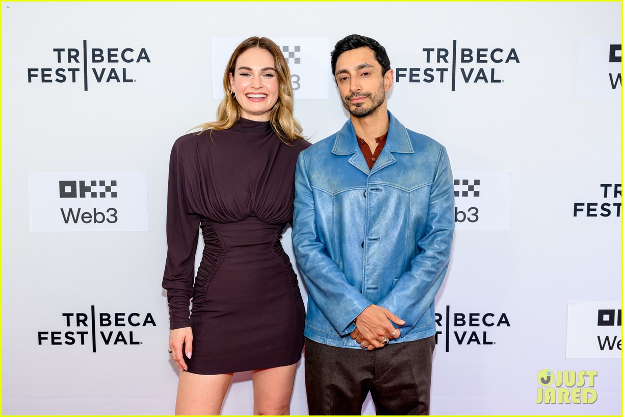 Lily James & Riz Ahmed Step Out for 'Relay' Premiere at Tribeca Film ...