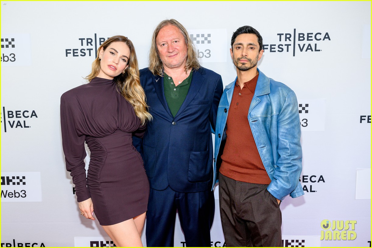 Lily James & Riz Ahmed Step Out for 'Relay' Premiere at Tribeca Film ...