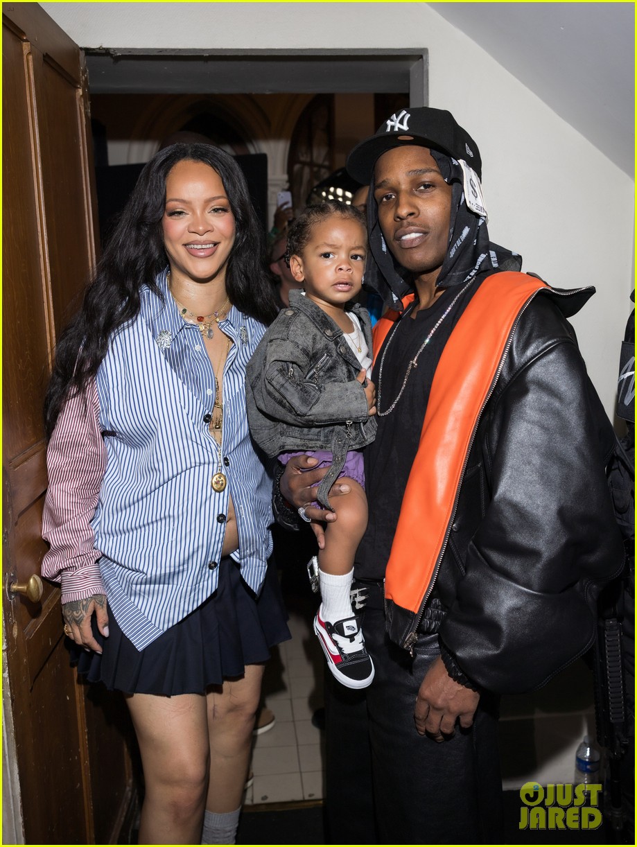 Rihanna & A$AP Rocky Bring Their Son Riot to His AWGE Fashion Show in Paris!: Photo 5176723 ...