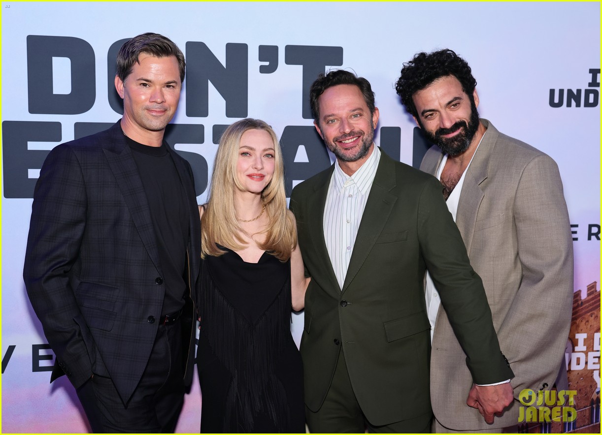 Amanda Seyfried Joins Andrew Rannells, Nick Kroll, & Morgan Spector at 'I Don't Understand You ...