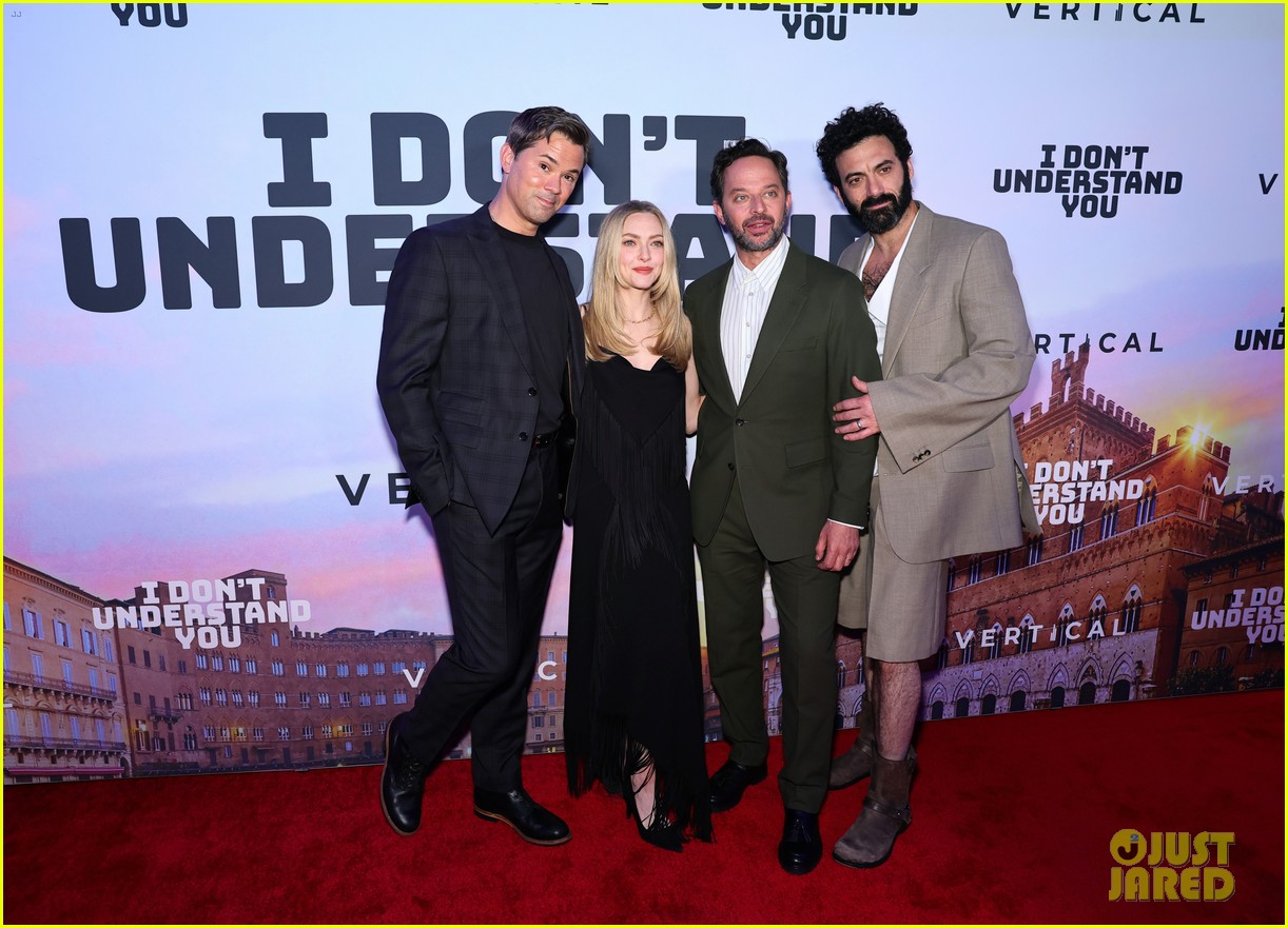 Amanda Seyfried Joins Andrew Rannells, Nick Kroll, & Morgan Spector at 'I Don't Understand You ...