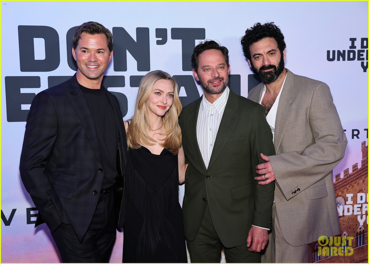 Amanda Seyfried Joins Andrew Rannells, Nick Kroll, & Morgan Spector at 'I Don't Understand You ...