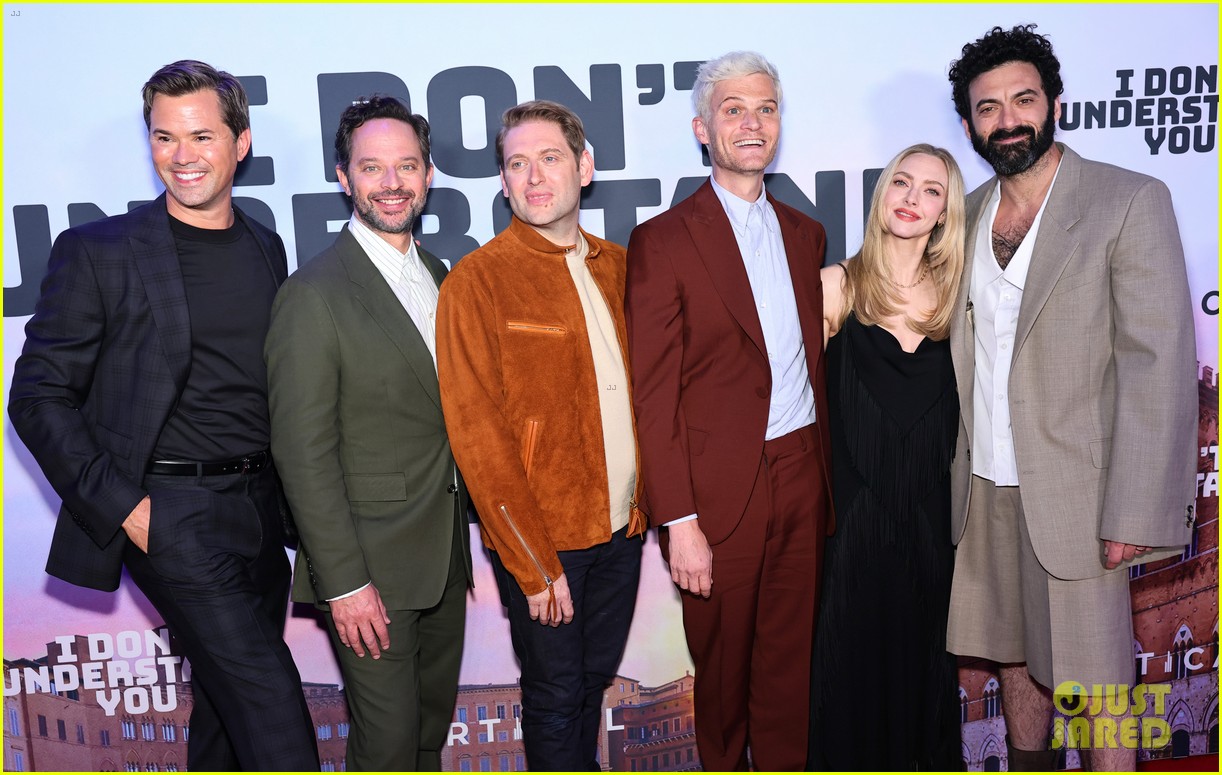 Amanda Seyfried Joins Andrew Rannells, Nick Kroll, & Morgan Spector at 'I Don't Understand You ...