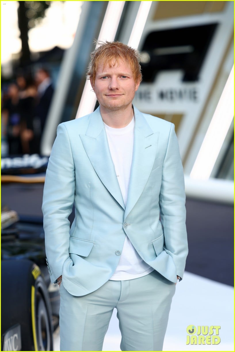 Ed Sheeran, Tate McRae, & More Musicians Attend 'F1' European Premiere ...