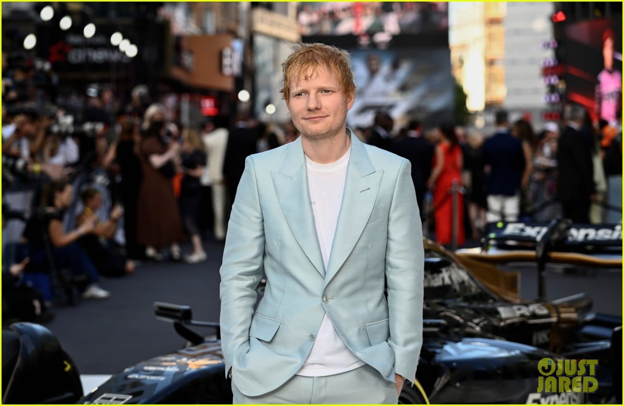 Ed Sheeran, Tate McRae, & More Musicians Attend 'F1' European Premiere ...
