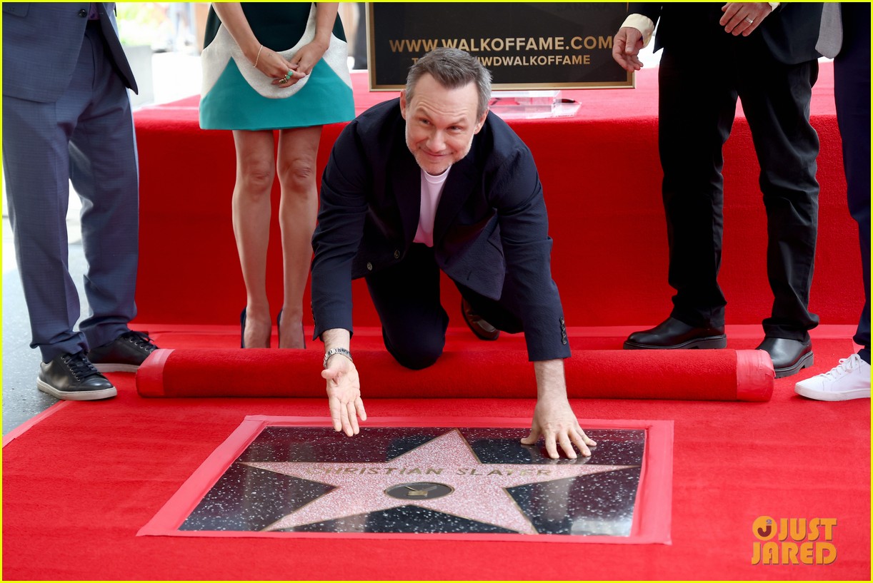 Christian Slater's Daughter Lena Adorable Steals the Show at His Walk ...