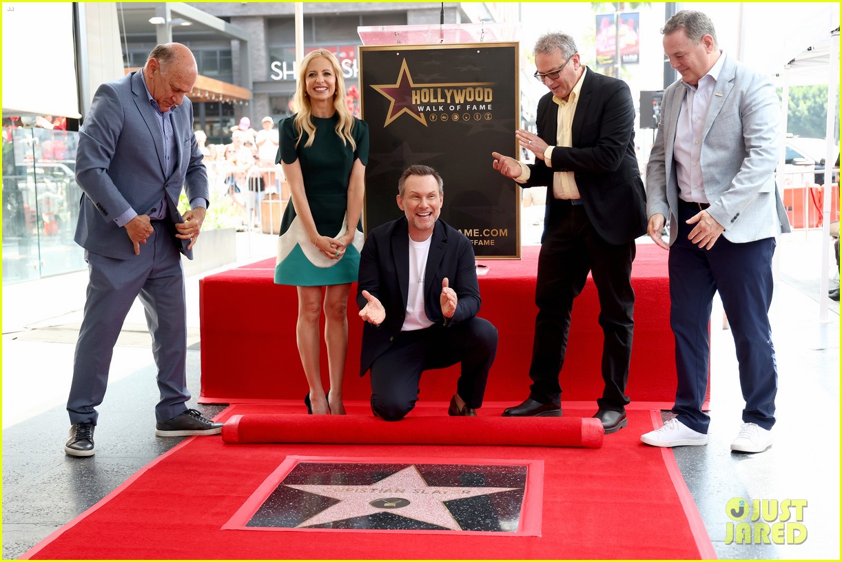 Christian Slater's Daughter Lena Adorable Steals the Show at His Walk ...