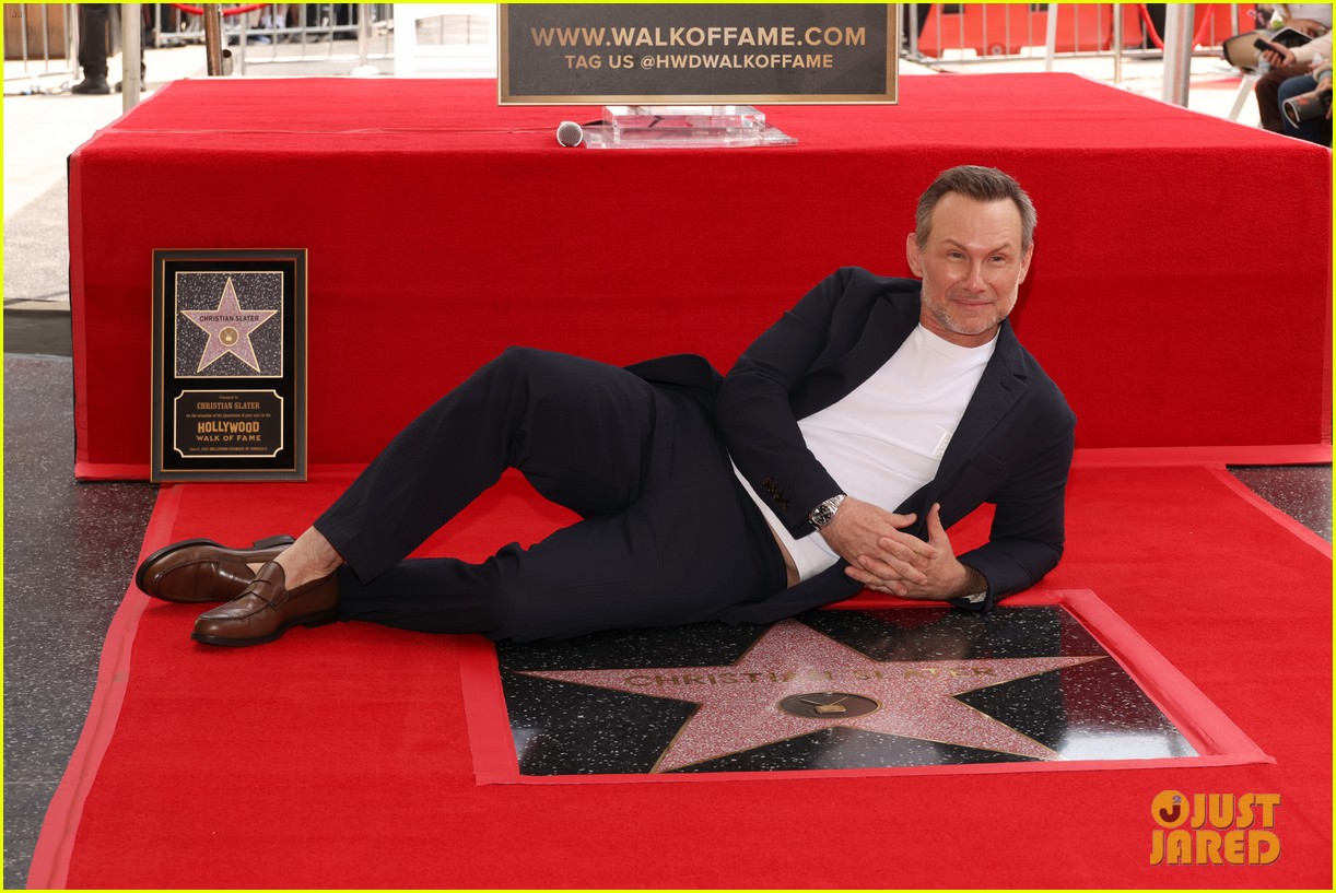 Christian Slater's Daughter Lena Adorable Steals the Show at His Walk ...