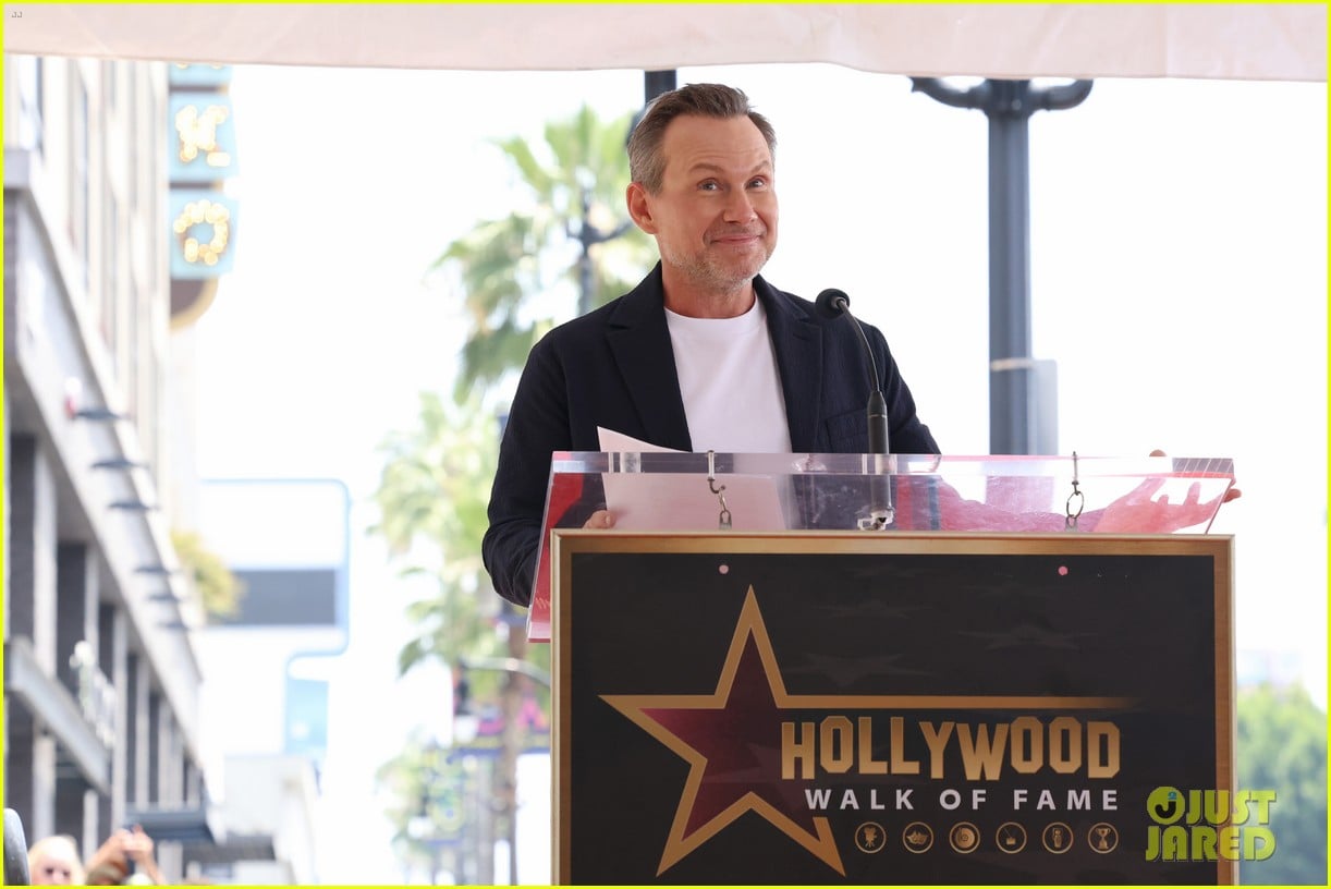 Christian Slater's Daughter Lena Adorable Steals the Show at His Walk ...