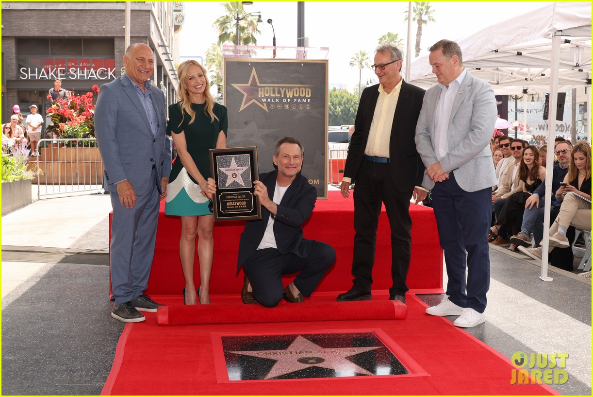 Christian Slater's Daughter Lena Adorable Steals the Show at His Walk ...