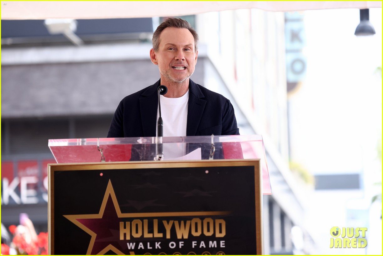 Christian Slater's Daughter Lena Adorable Steals the Show at His Walk ...