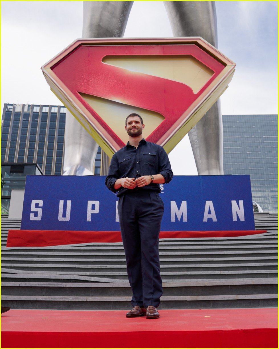 'Superman' (2025) Press Tour Begins in Manila with David Corenswet ...