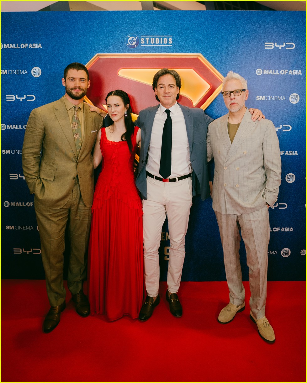 'Superman' (2025) Press Tour Begins in Manila with David Corenswet ...