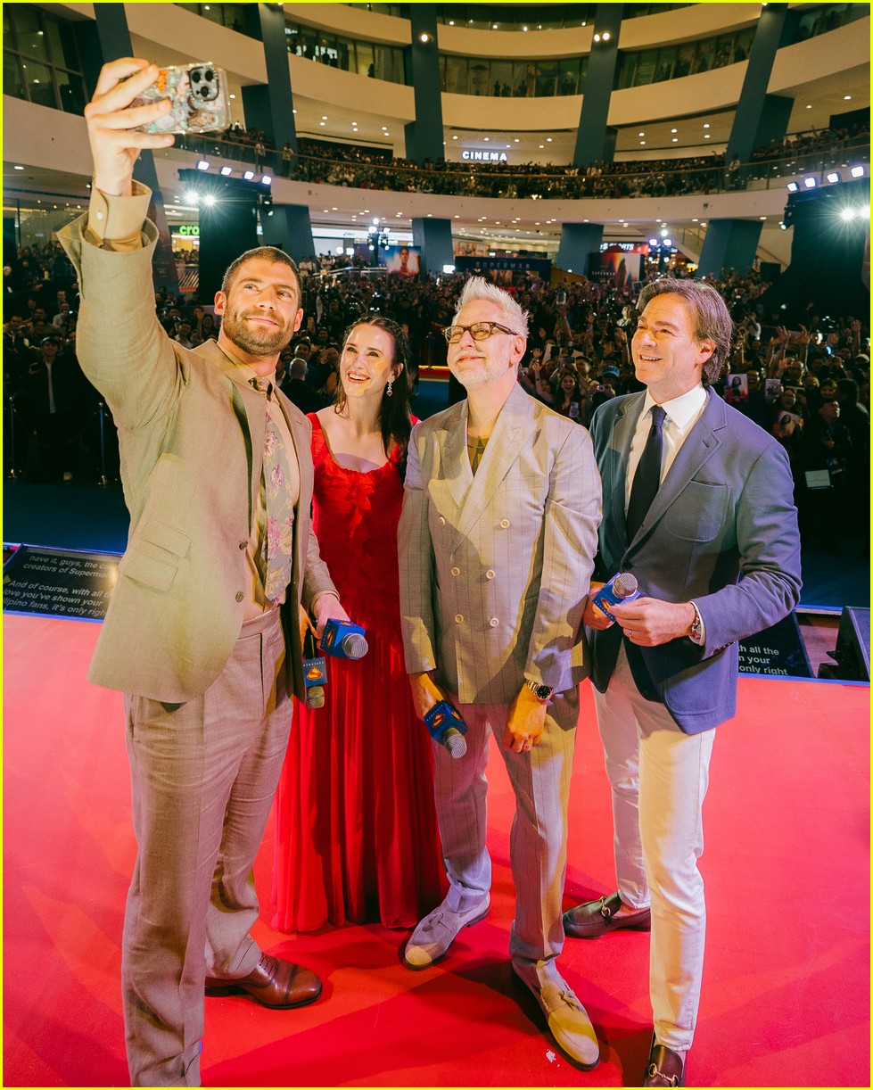 'Superman' (2025) Press Tour Begins in Manila with David Corenswet ...