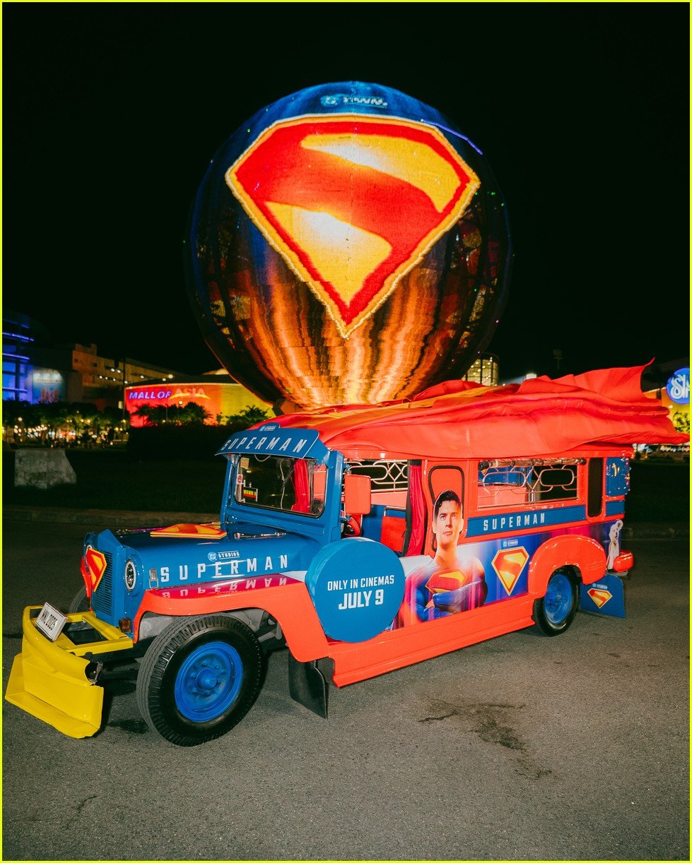 'Superman' (2025) Press Tour Begins in Manila with David Corenswet ...