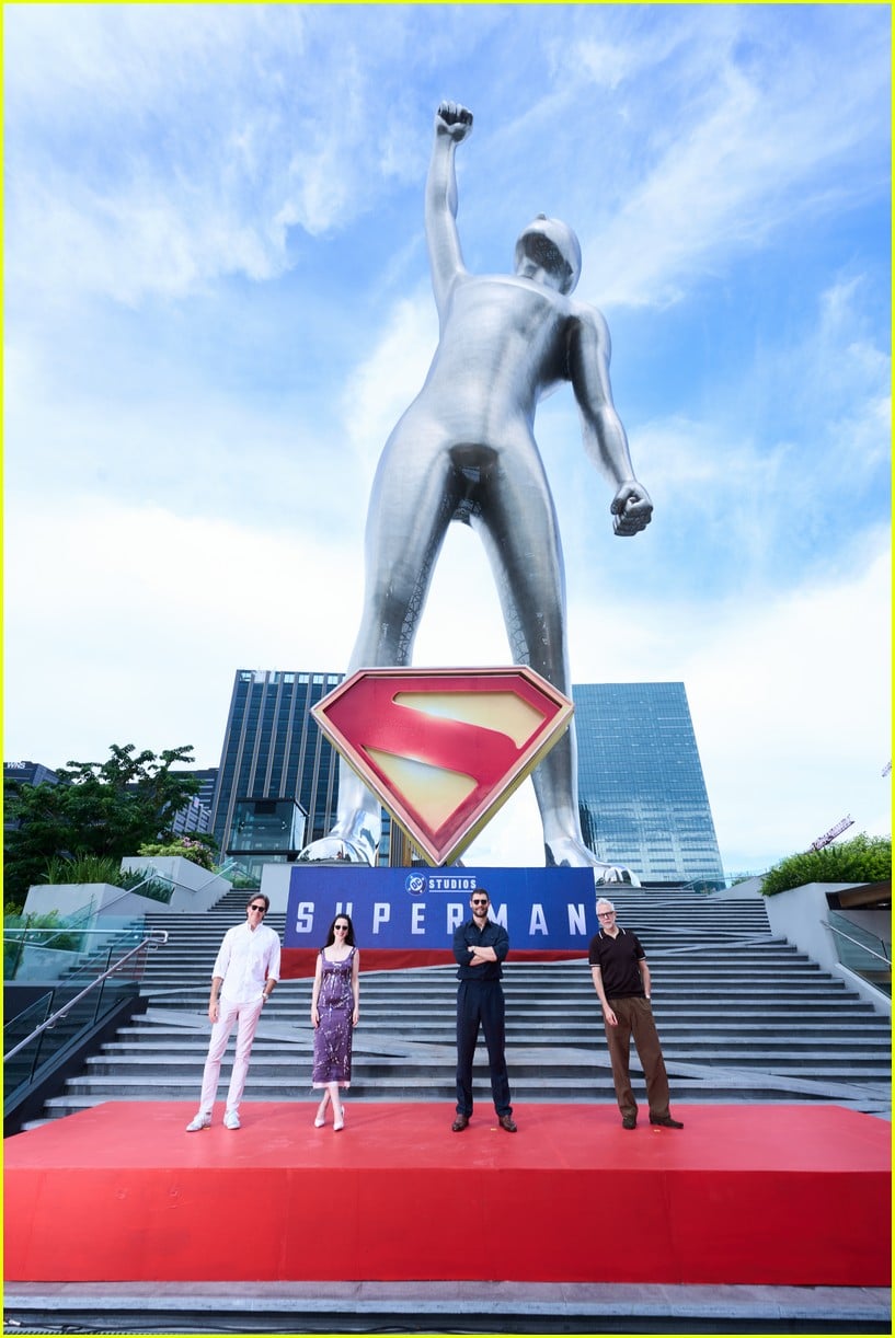 'Superman' (2025) Press Tour Begins in Manila with David Corenswet ...