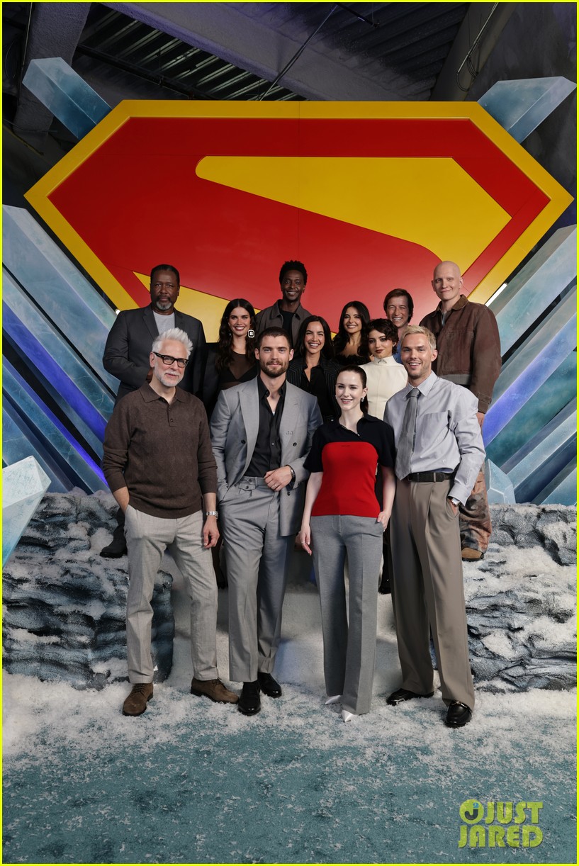 'Superman' Stars David Corenswet, Rachel Brosnahan & Nicholas Hoult Hop ...