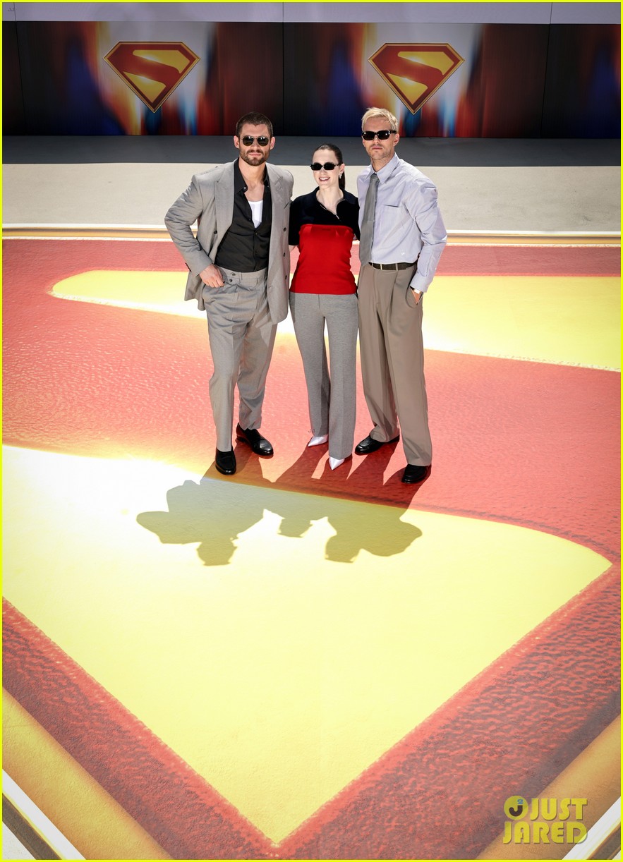 'Superman' Stars David Corenswet, Rachel Brosnahan & Nicholas Hoult Hop ...