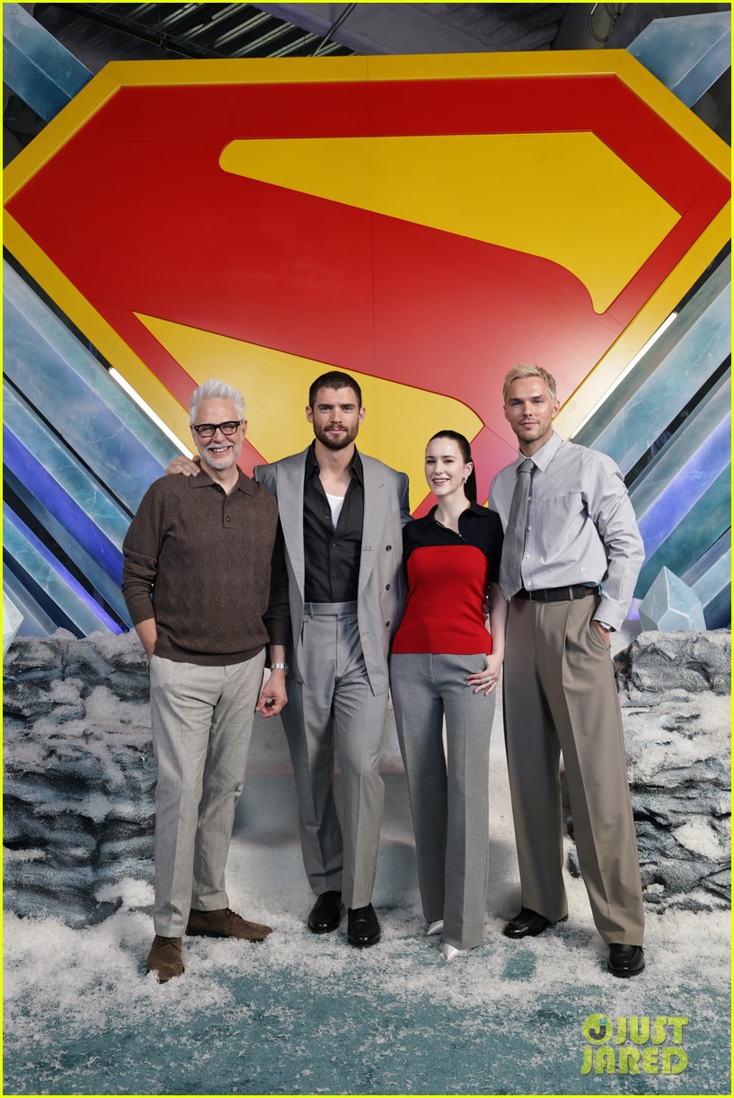 'Superman' Stars David Corenswet, Rachel Brosnahan & Nicholas Hoult Hop ...