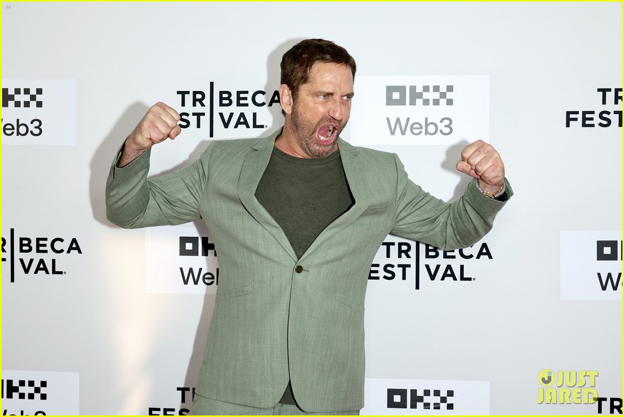 Gerard Butler Joins Nico Parker & Mason Thames at 'How to Train Your ...