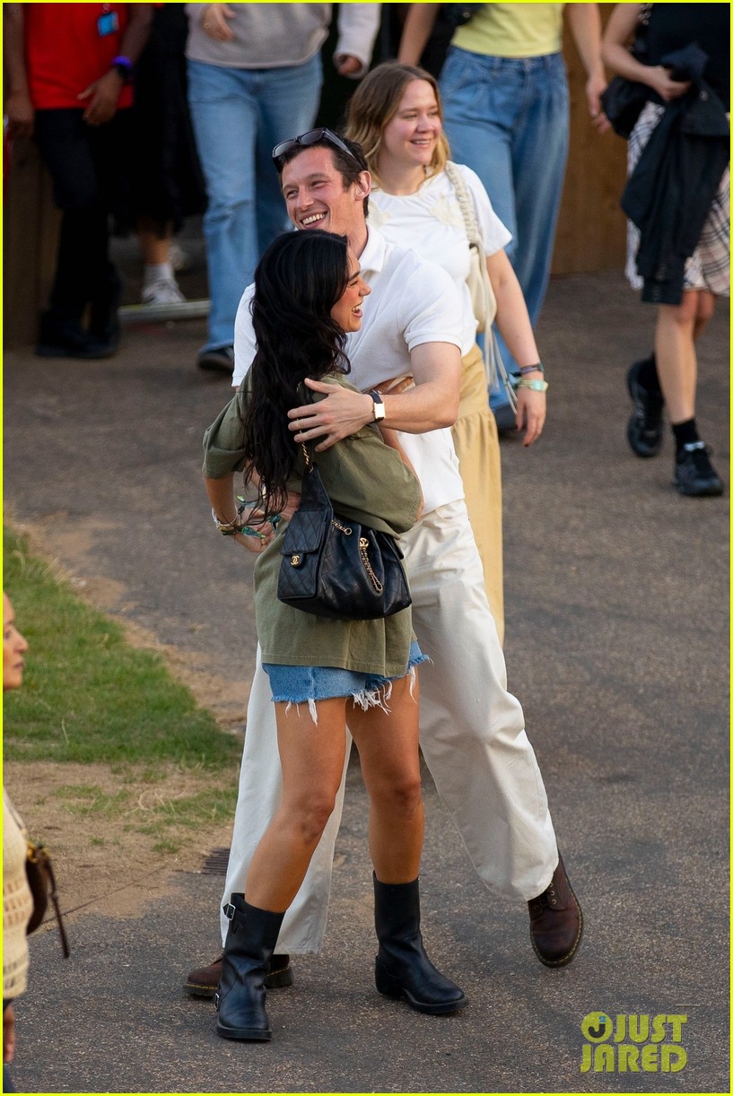 Dua Lipa & Fiance Callum Turner Flaunt Cute PDA During Music Festival ...