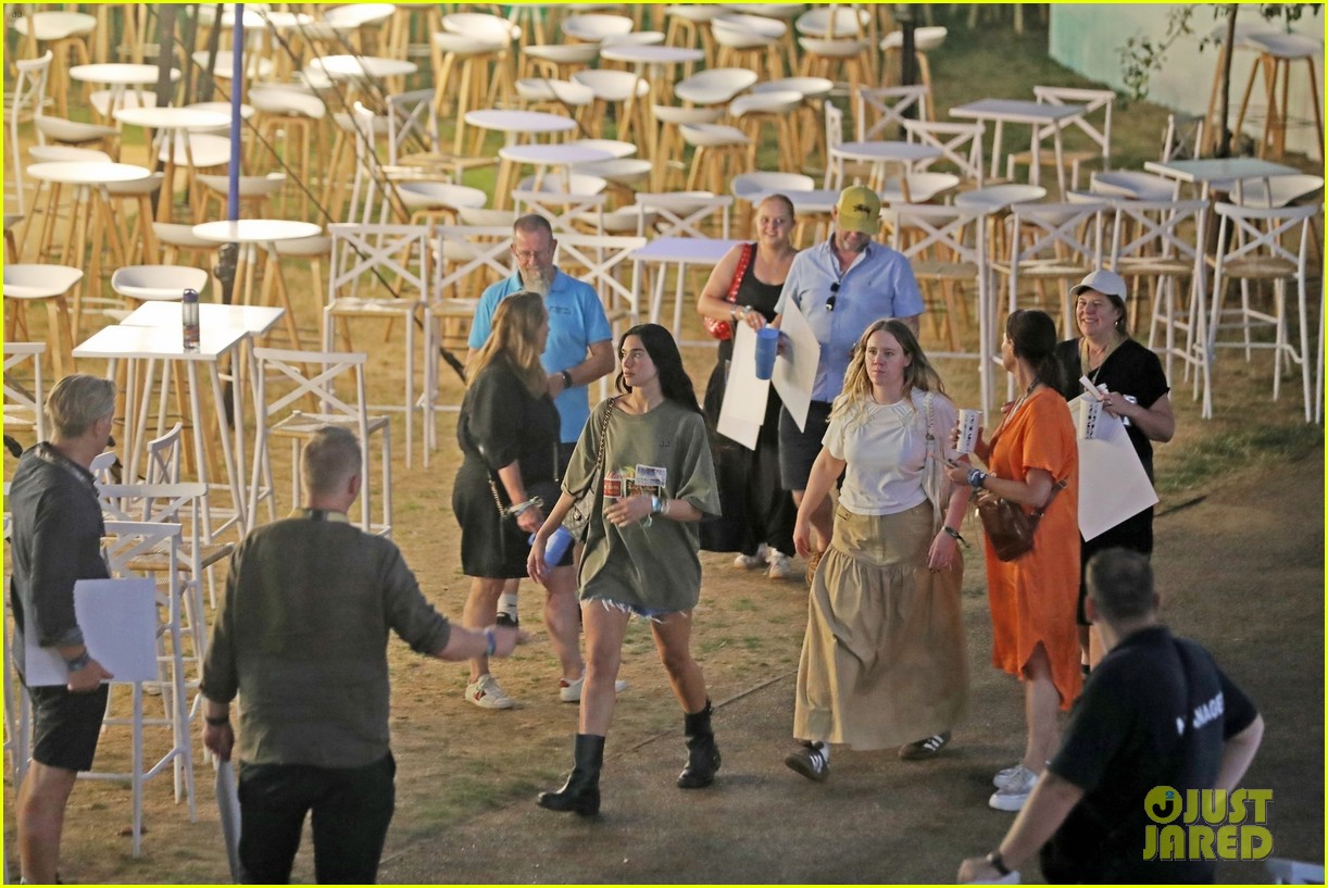 Dua Lipa & Fiance Callum Turner Flaunt Cute PDA During Music Festival ...