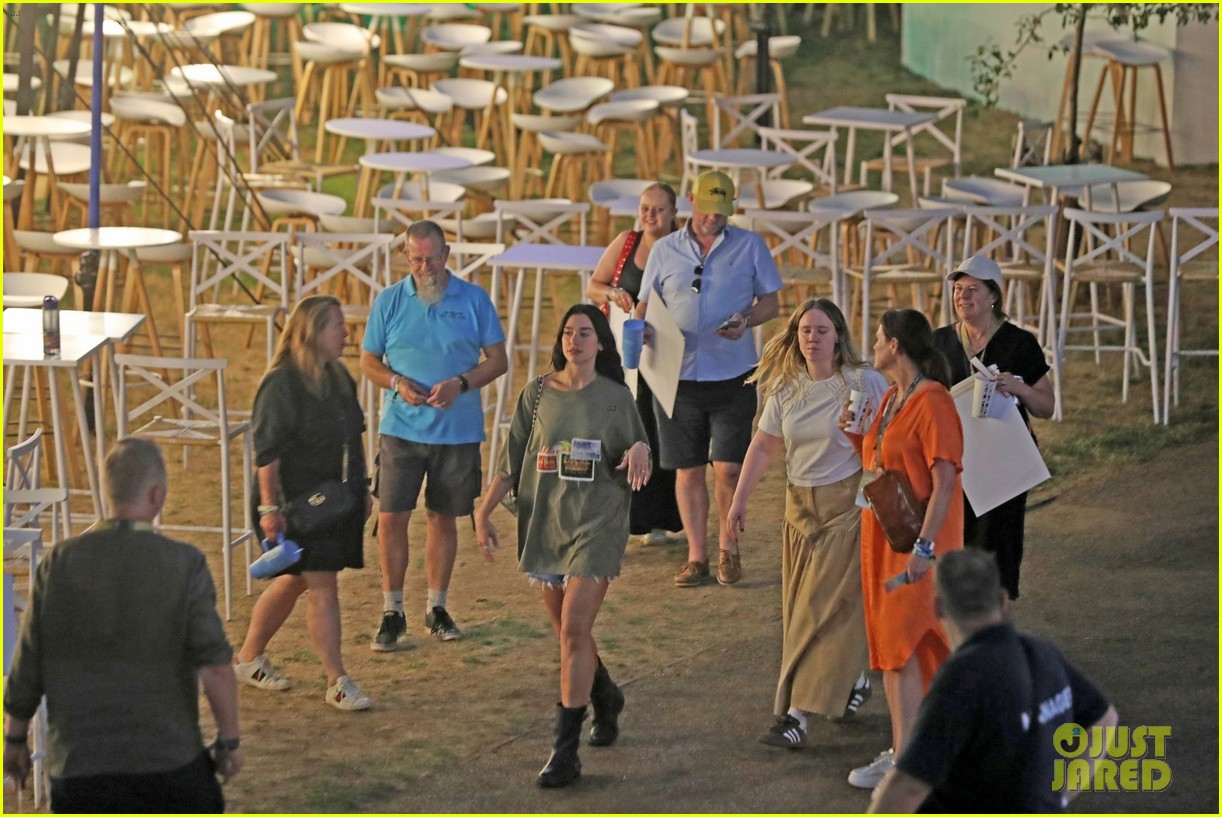 Dua Lipa & Fiance Callum Turner Flaunt Cute PDA During Music Festival ...