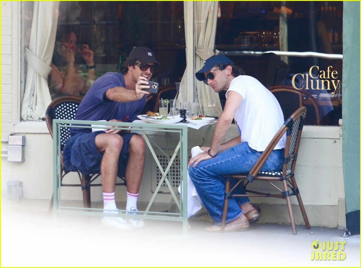 Jacob Elordi Gets Playful with Friend Marko Ristic During NYC Lunch ...