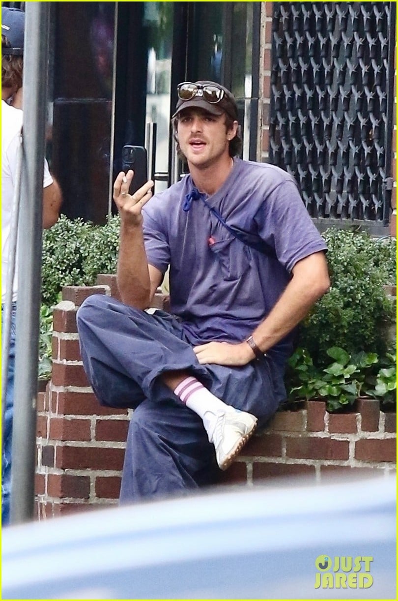 Jacob Elordi Gets Playful with Friend Marko Ristic During NYC Lunch ...