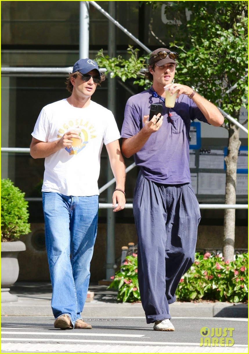 Jacob Elordi Gets Playful with Friend Marko Ristic During NYC Lunch ...