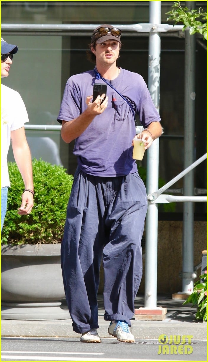 Jacob Elordi Gets Playful with Friend Marko Ristic During NYC Lunch ...