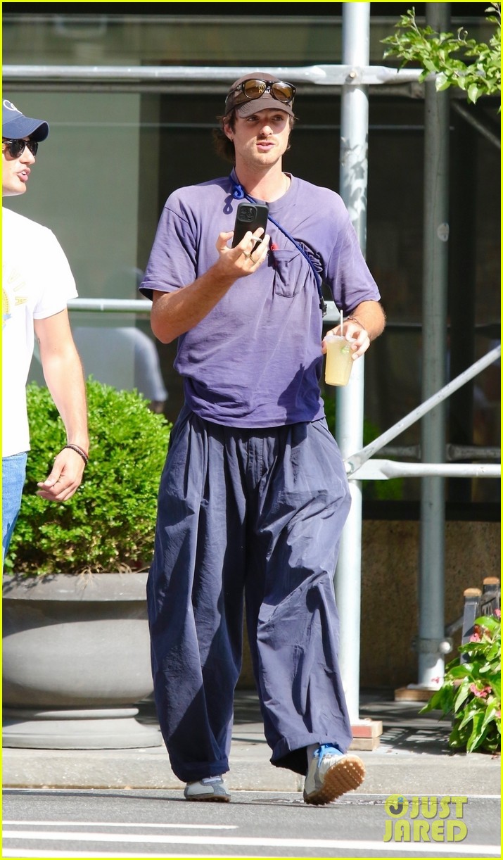 Jacob Elordi Gets Playful with Friend Marko Ristic During NYC Lunch ...