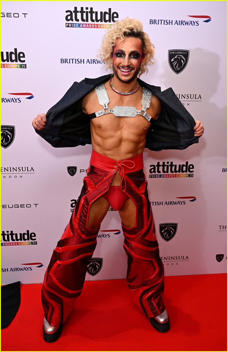 Luke Evans & Boyfriend Fran Tomas Walk the Red Carpet at Attitude Pride Awards Europe 2025 ...