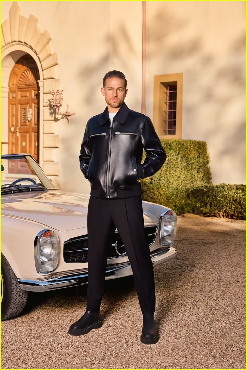 Charlie Hunnam Models Mackage's First-Ever Denim Collection, Which Is ...