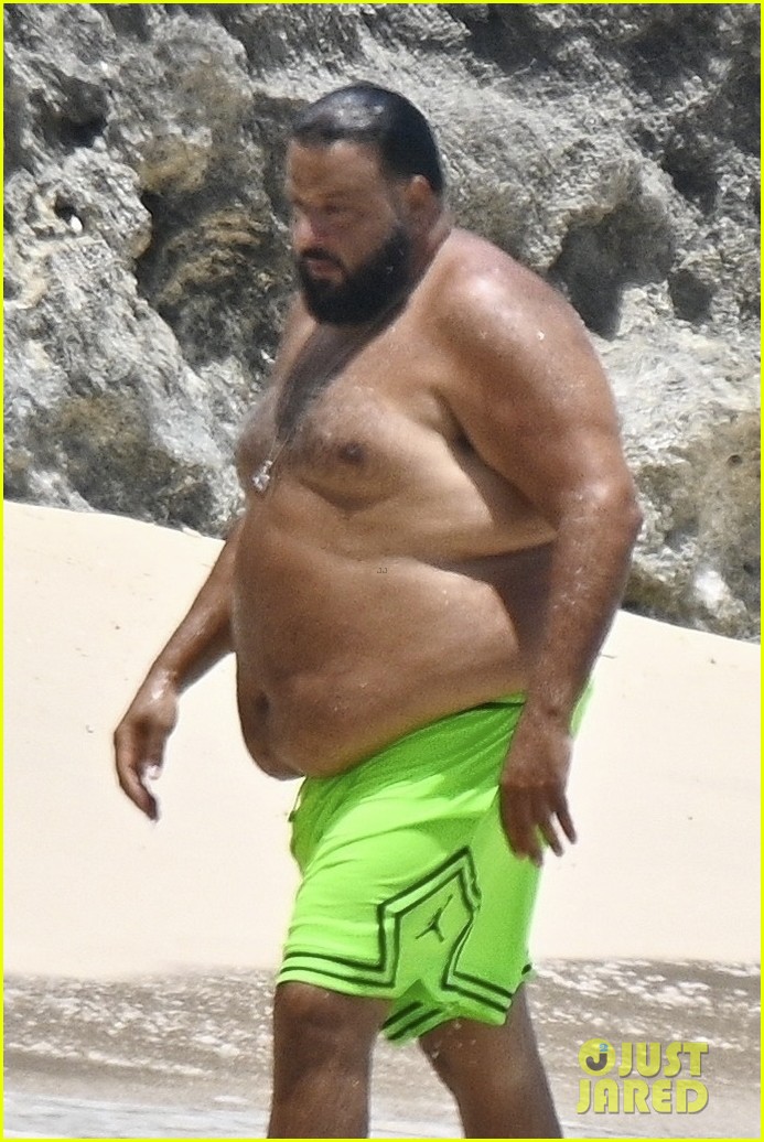 DJ Khaled Goes for Dip in the Ocean on Vacation in Barbados: Photo 5179378 | Shirtless Photos ...