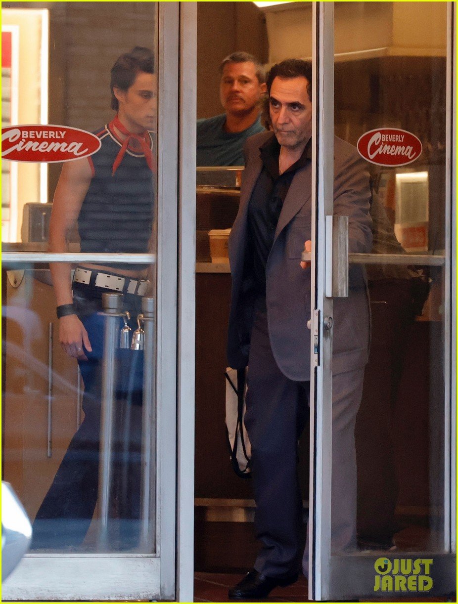 Brad Pitt Spotted as Cliff Booth Again in First Photos from 'Once Upon ...