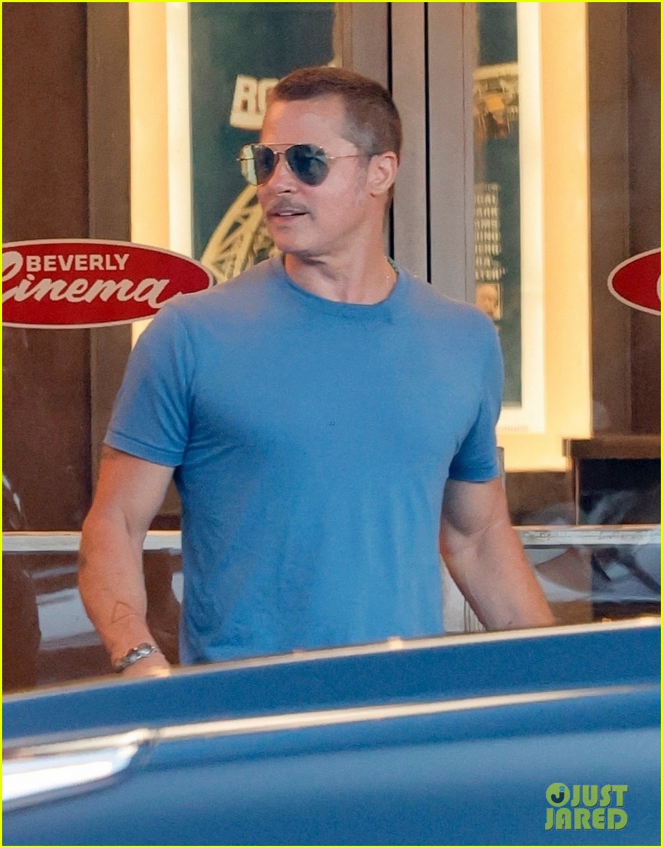 Brad Pitt Spotted as Cliff Booth Again in First Photos from 'Once Upon a Time in Hollywood ...