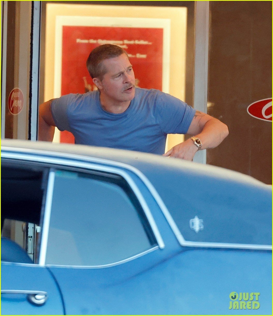 Brad Pitt Spotted as Cliff Booth Again in First Photos from 'Once Upon a Time in Hollywood ...