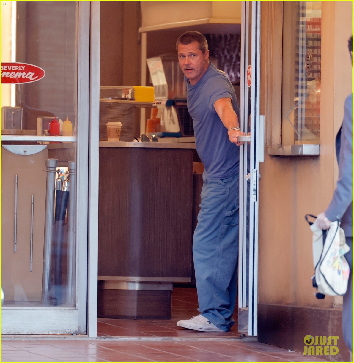 Brad Pitt Spotted as Cliff Booth Again in First Photos from 'Once Upon ...