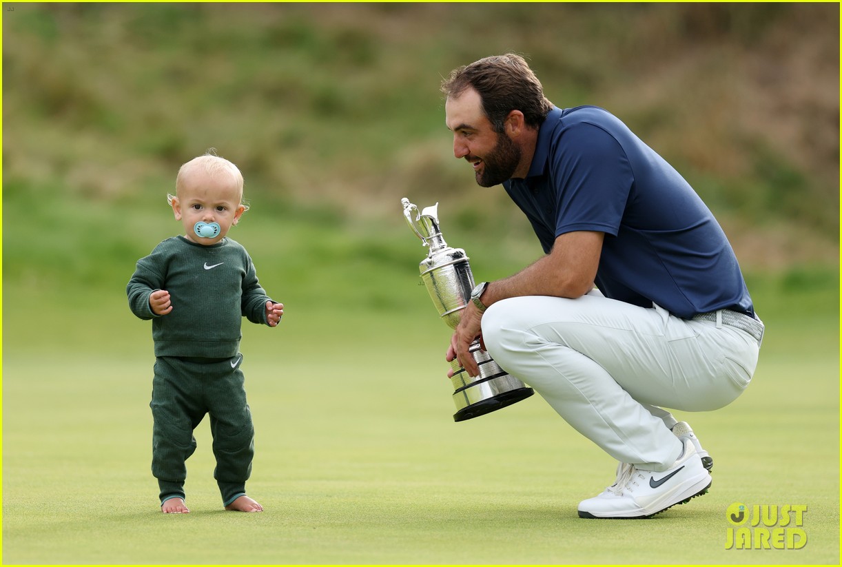 Scottie Scheffler's Son Bennett Steals the Show in Adorable Photos Celebrating British Open Win ...