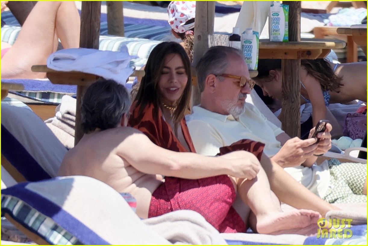 Sofia Vergara Spends 53rd Birthday At The Beach With Son Manolo Photo